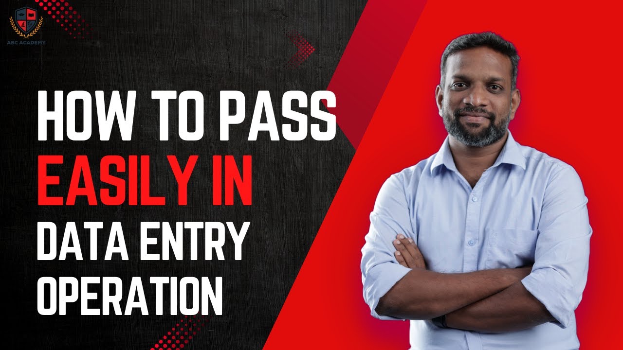 How to Easily Pass Data Entry Operation in Class 12 NIOS - YouTube