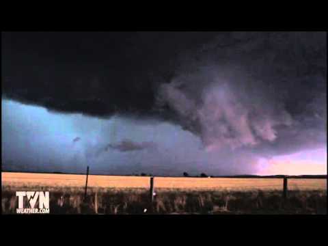 Amazing Australian supercell thunderstorm and funnel cloud! - YouTube