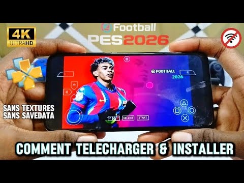 Comment Télécharger & Installer eFootball PES 2026 PPSSPP | Fichier ISO Uniquement | Android & IOS 