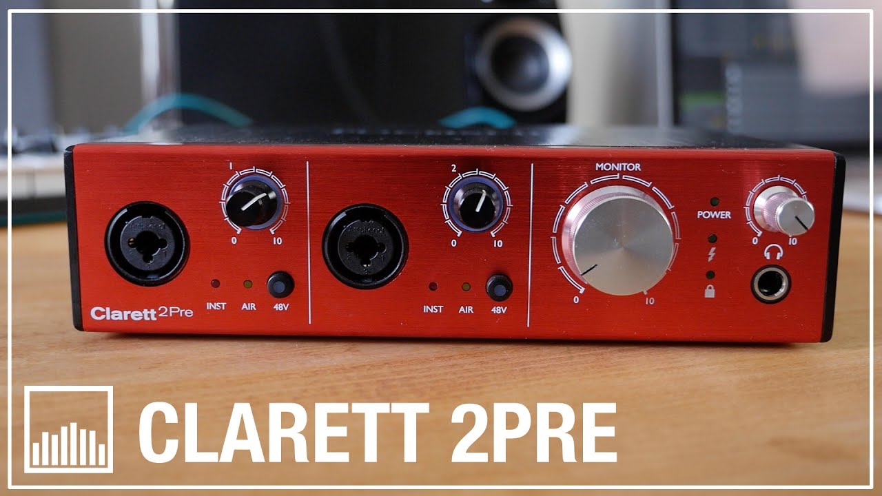 Focusrite Clarett 2Pre TEST - YouTube