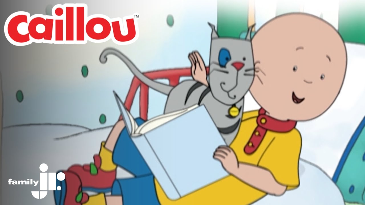 Caillou | Calliou's Quiet Reading Time | Family Jr. - YouTube