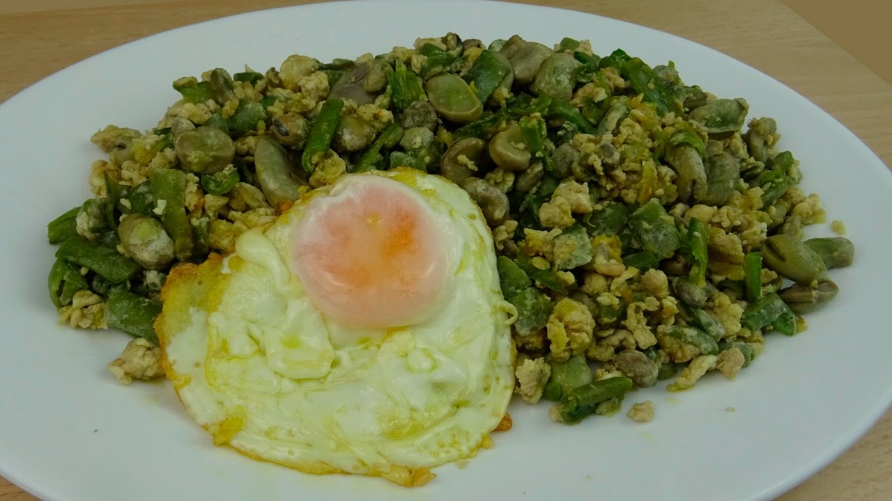 REVUELTO DE HABAS | RECETA FÁCIL Y RÁPIDA - YouTube