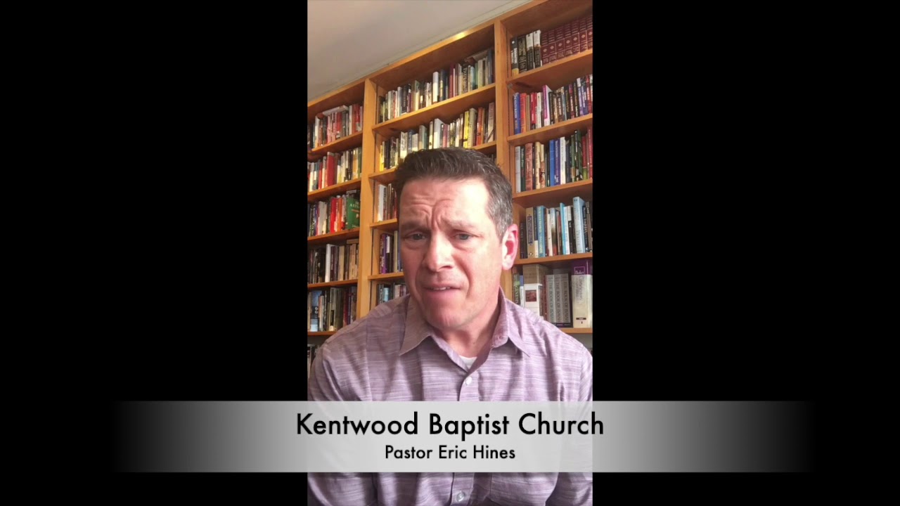 KBC Message from Pastor Eric Hines 04/03/2020 Isaiah 50:10 Devotional ...
