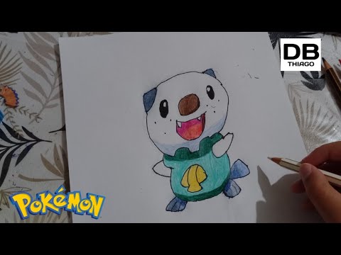 como dibujar a oshawott de pokemon/how to draw oshawott from pokemon ...