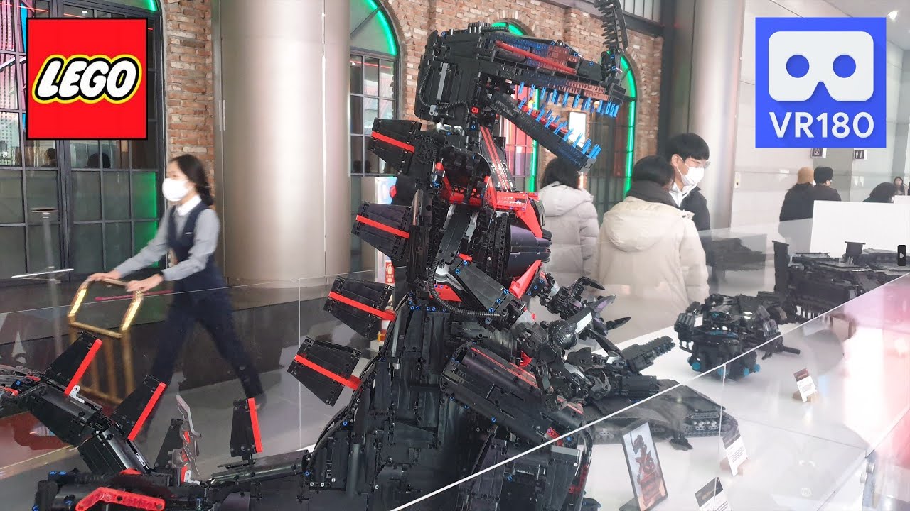 3D VR Lego Godzilla Amazing Lego World - YouTube