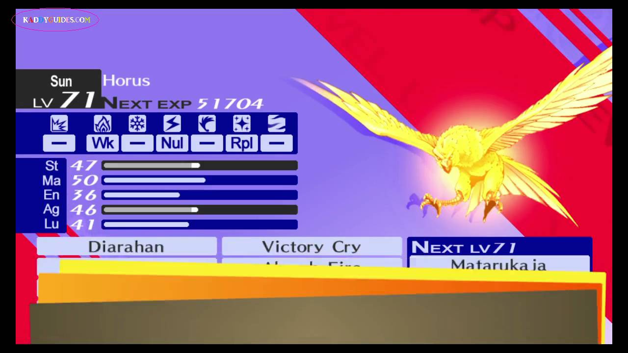 Persona 4 Golden - 194 Horus has Absorb Wind - YouTube