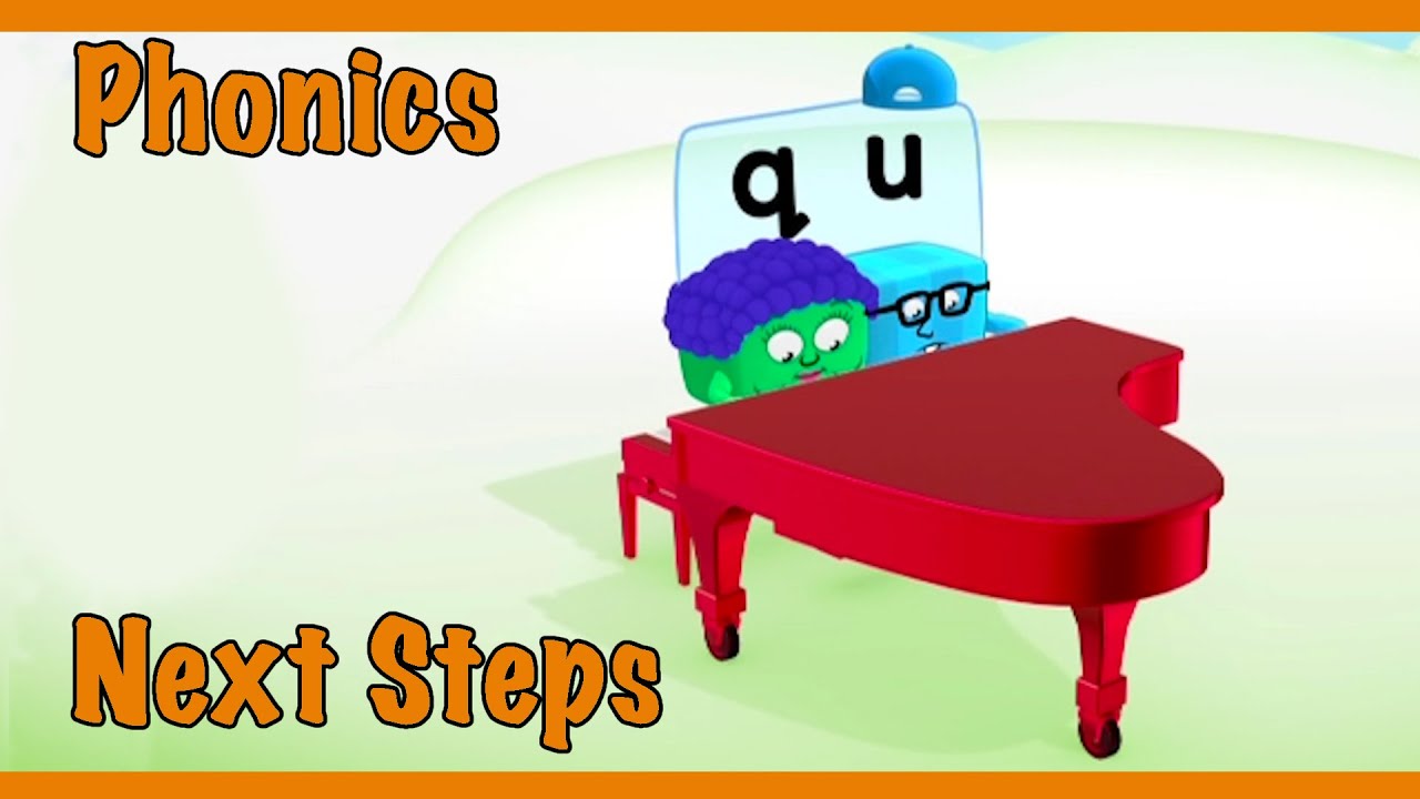 Meet The Alphablocks - "QU" Play The Piano And Sing (Orange Level Step ...