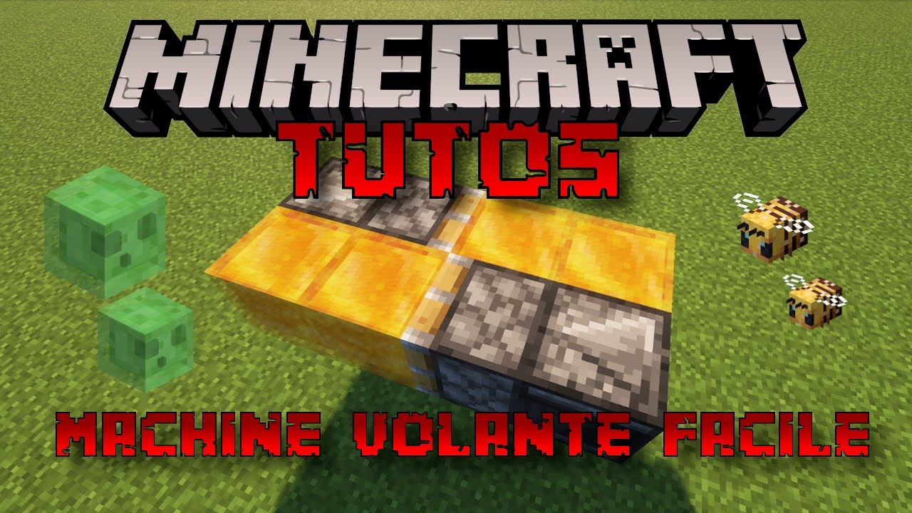 [MINECRAFT - TUTO 1.19] Machine volante facile - YouTube