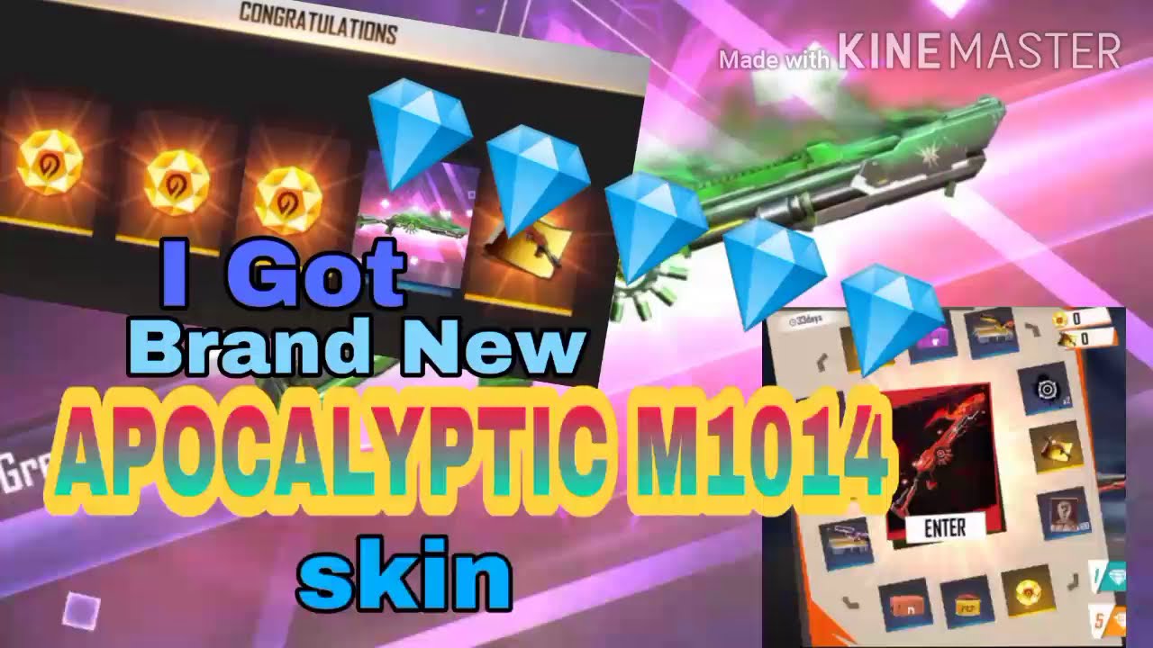 I Spent 2000💎 Diamond for this new APOCALYPTIC M1014 - YouTube
