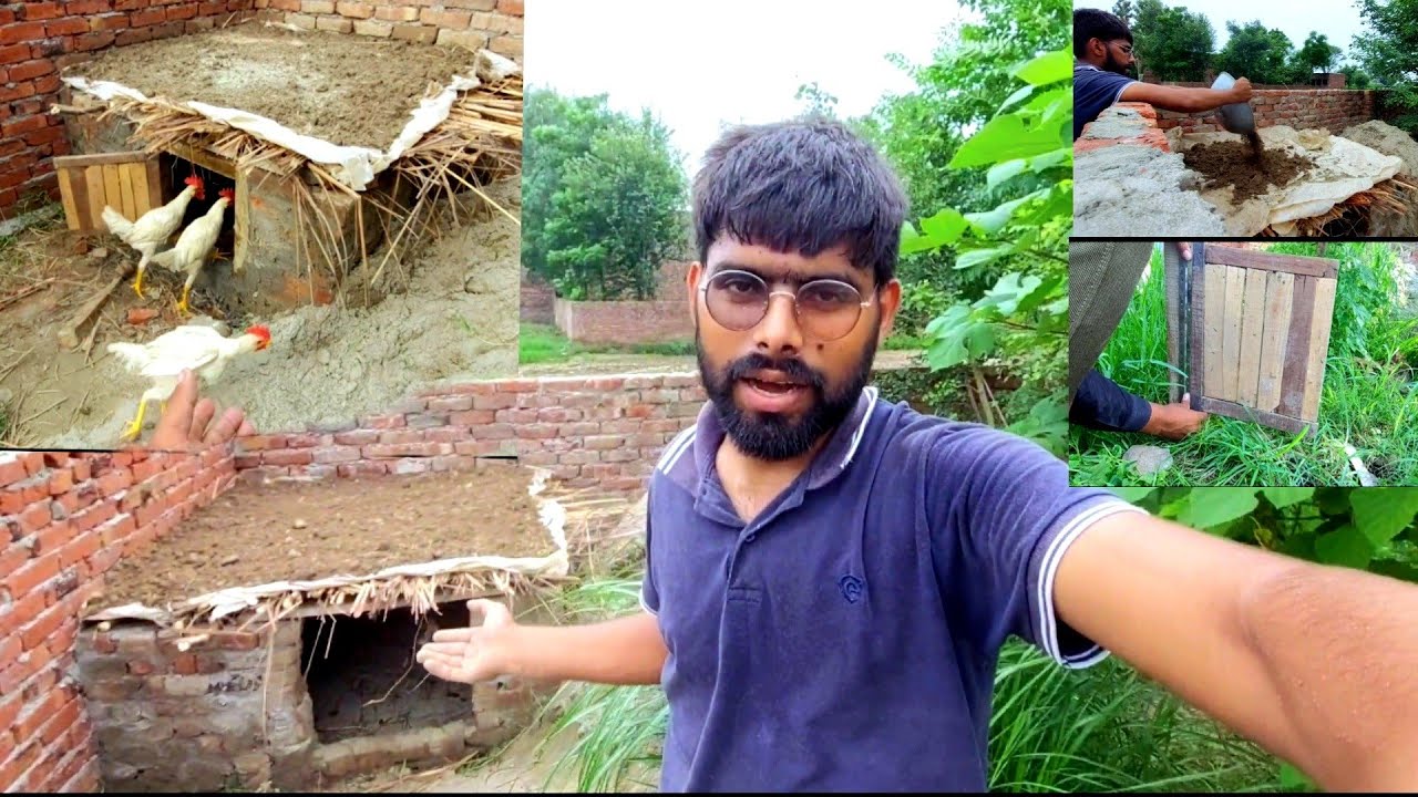 Akhir Chozon ke Ghar Ka Chat Daal 🐔 Diya | Aur Door B Khud Banaya 😃😃 ...