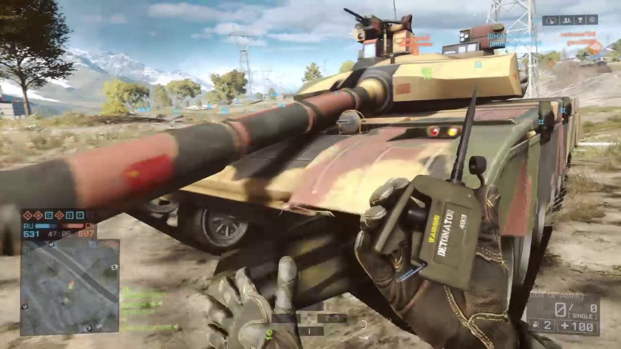 Battlefield 4| Epic Tank Fail - YouTube