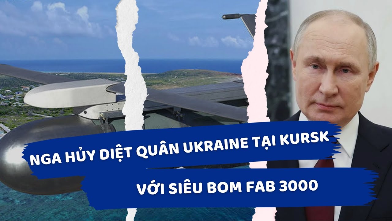 Nga vs Ukraine: Nga hủy diệt quân Ukraine tại Kursk. Với Siêu bom FAB 3000 #nga #ukraine - YouTube
