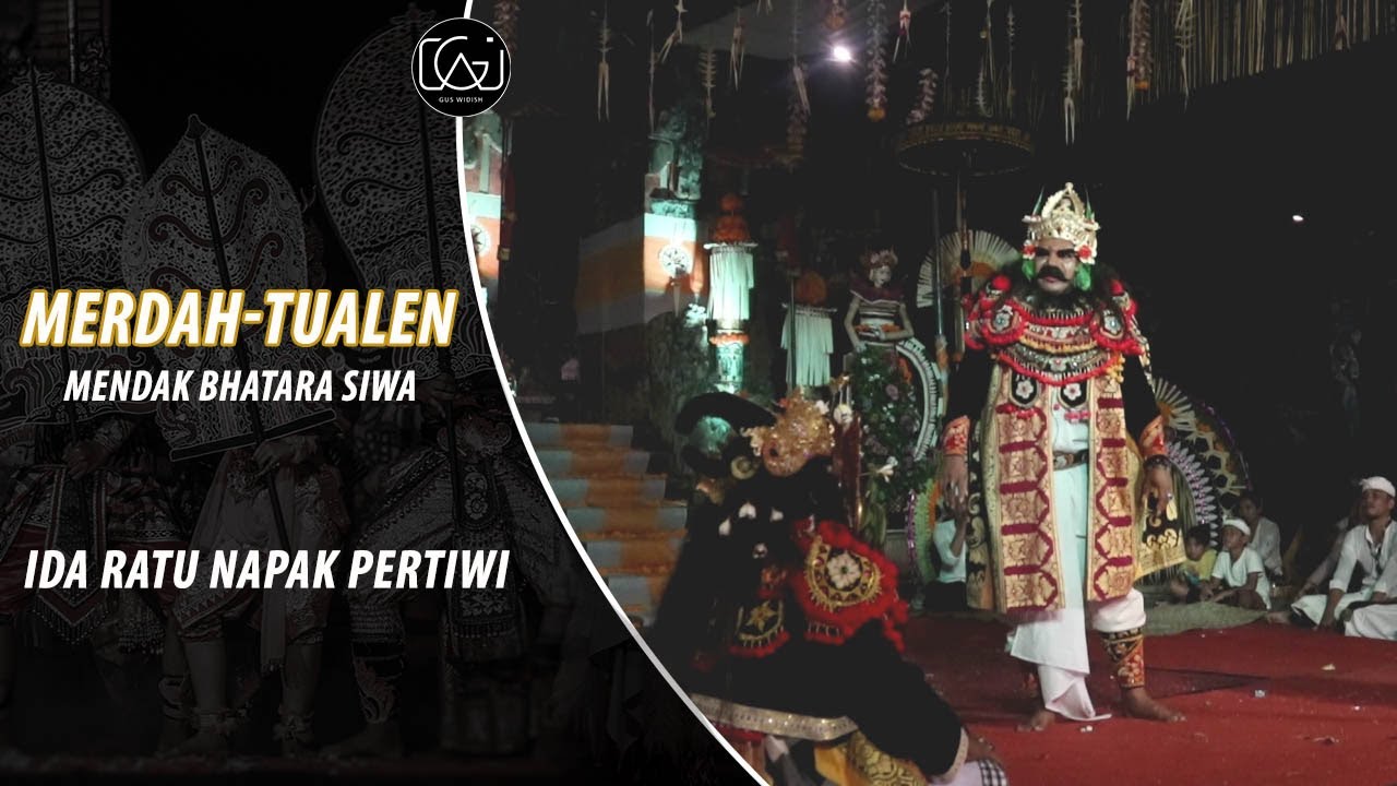 Wayang Wong// Merdah Tualen Mendak Bhatara Siwa - YouTube