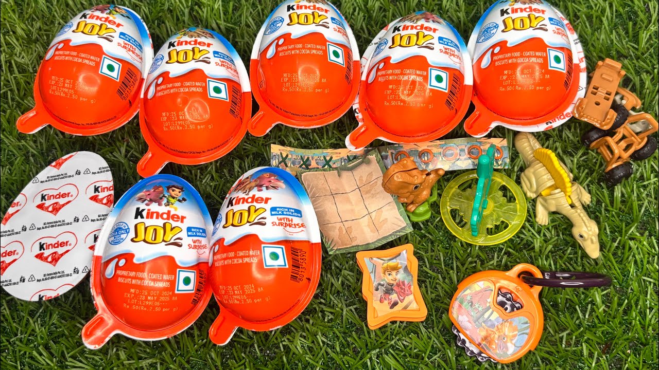 kinder joy dinosaur, dinosaur toy ,kinder joy dinosaur eggs opening ...