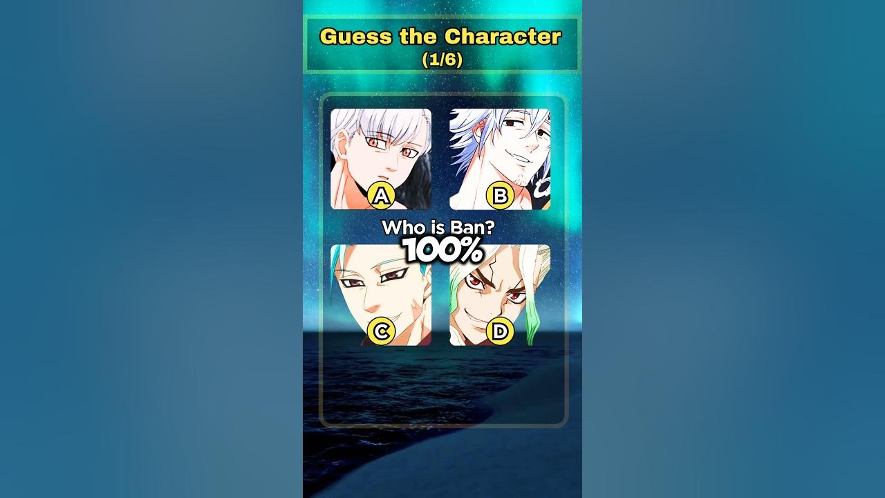 THE SEVEN DEADLY SINS CHARACTER QUIZ | EASY! Try to score 💯 points! # ...