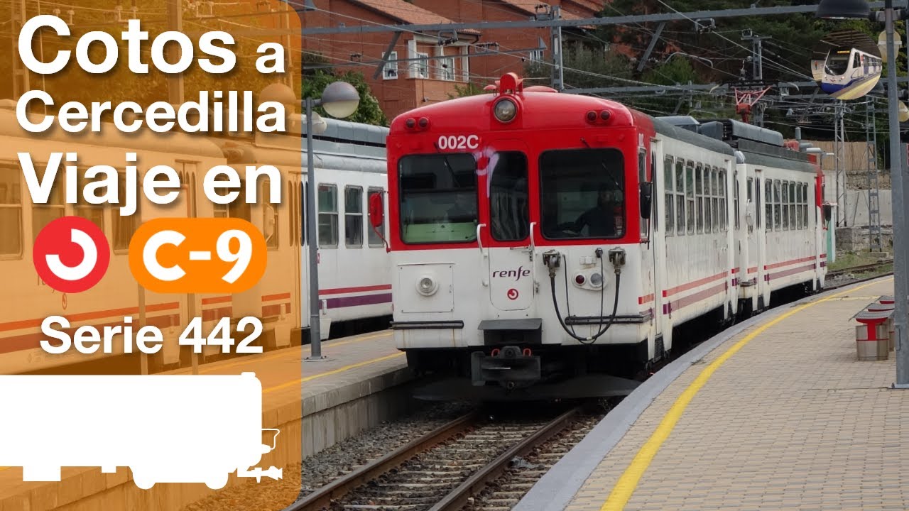 De vuelta en la línea C-9 a Cercedilla | Cercanías Madrid - YouTube