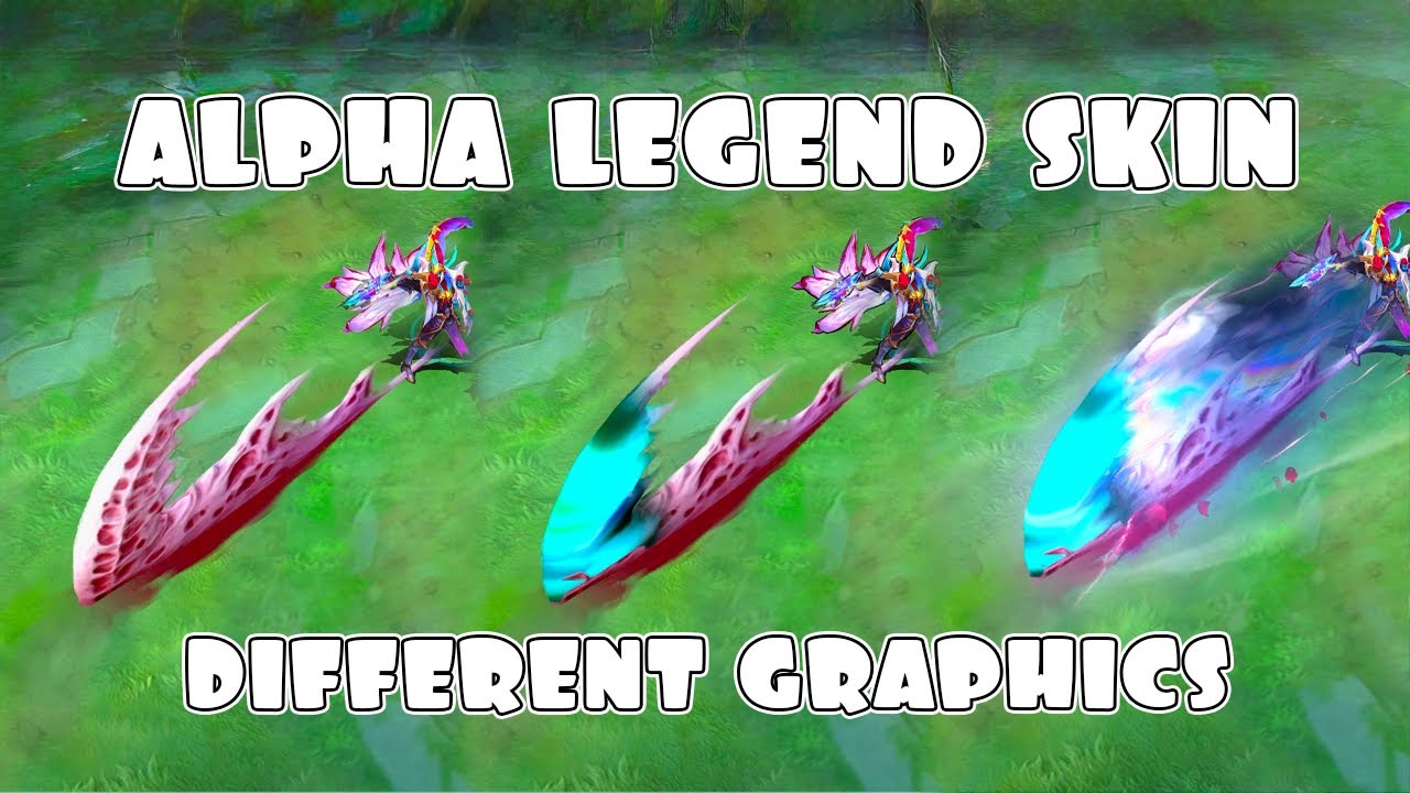 Alpha Legend Skin Base Form in Different Graphics Settings - YouTube