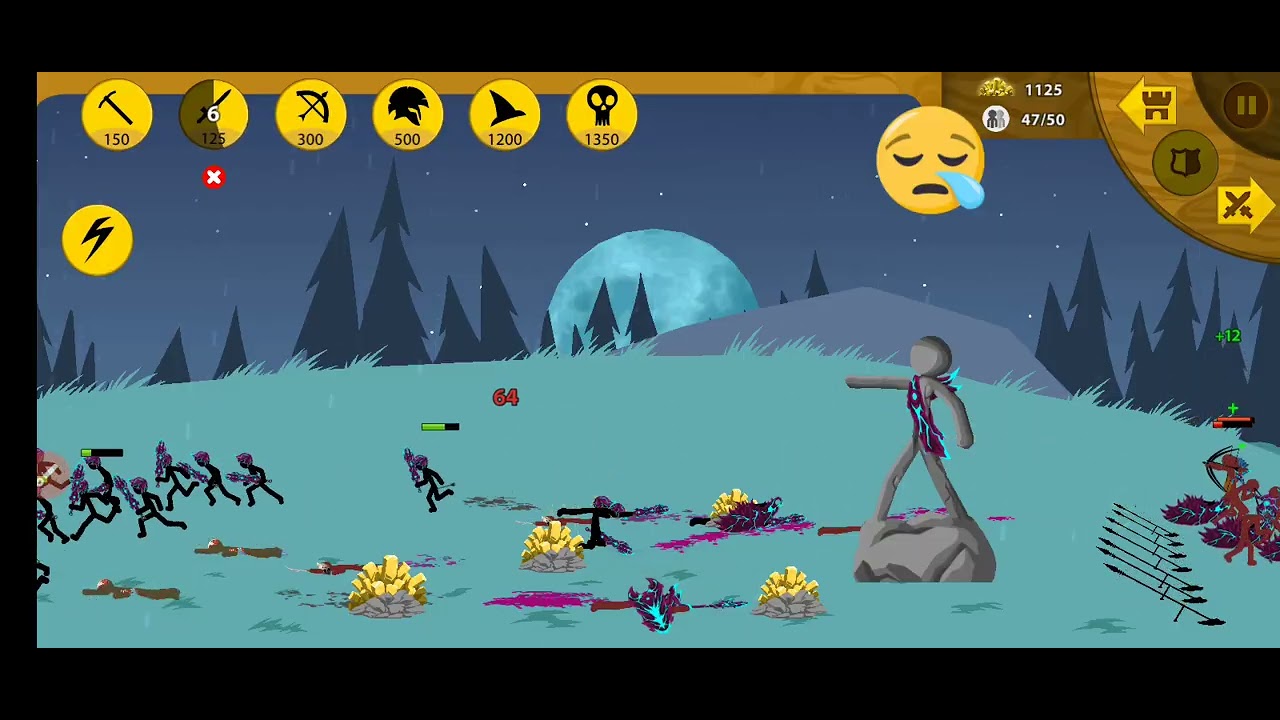 playing stick war legacy insane (level 6) Tantangan marrowkai - YouTube