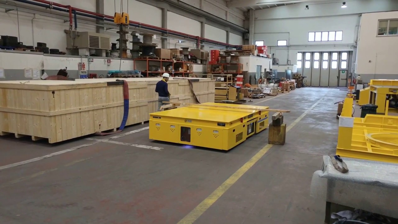 Multidirectional heavy duty motorized cart - 20 T - MORELLO - YouTube