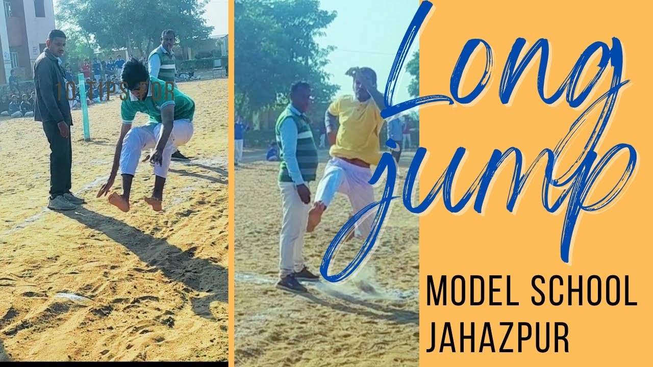 Long Jump//model school jahazpur// long jump instructions//#reels # ...