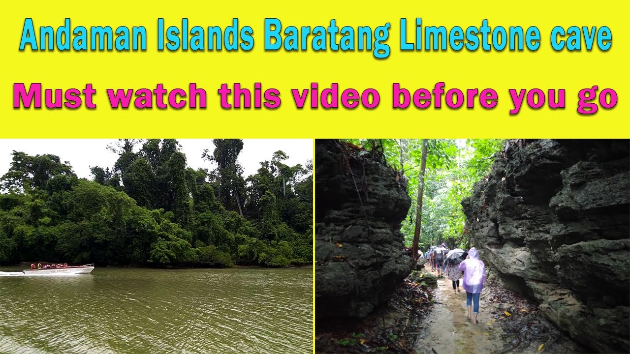 Andaman Islands Baratang Limestone cave - YouTube