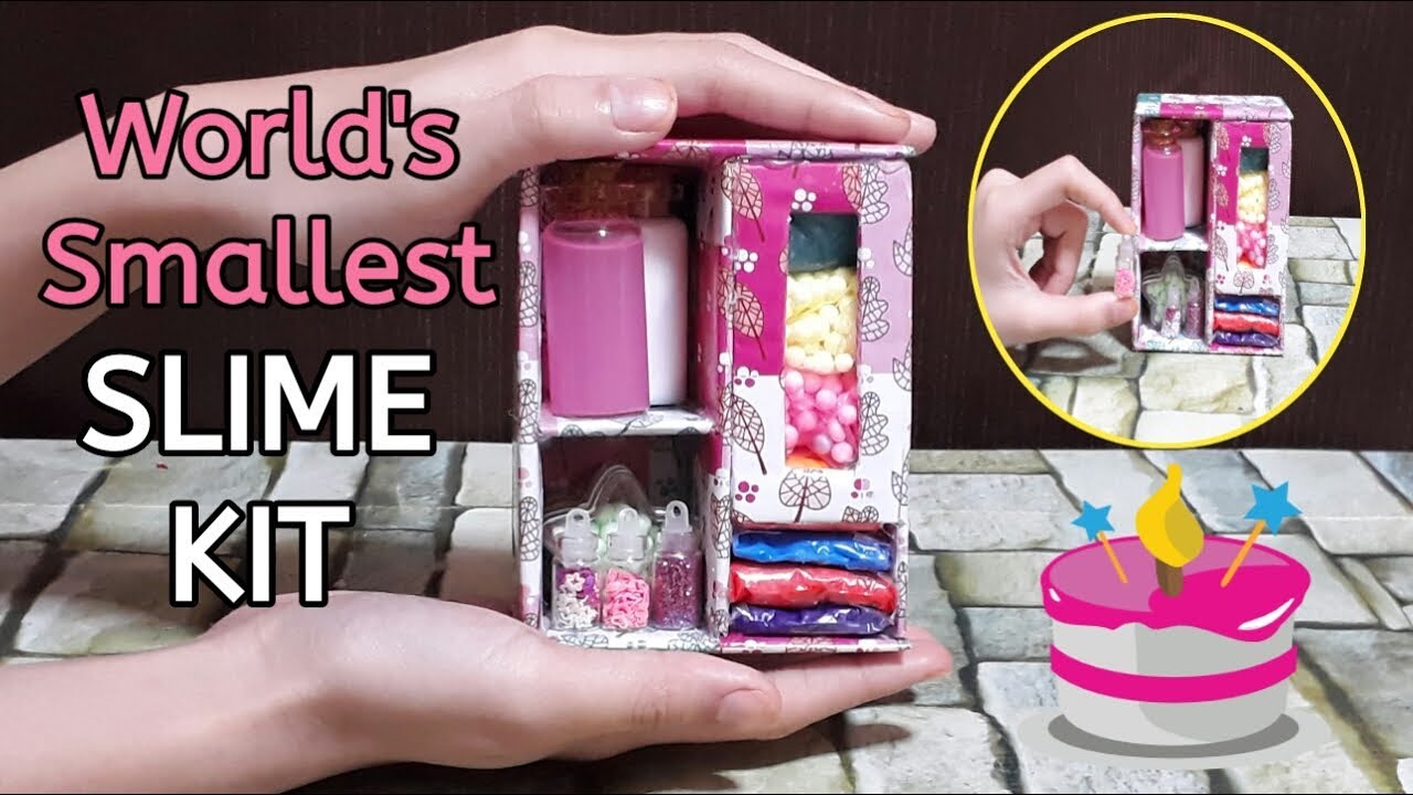 Worlds Smallest Slime Kit - Diy Slime (Slime Machine) - YouTube
