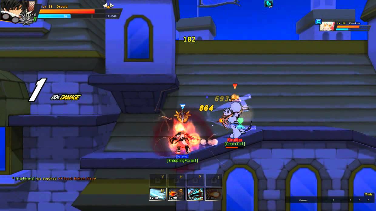 [ElSword] Raven Blade Master Drowd - primera grabación de pelea - YouTube