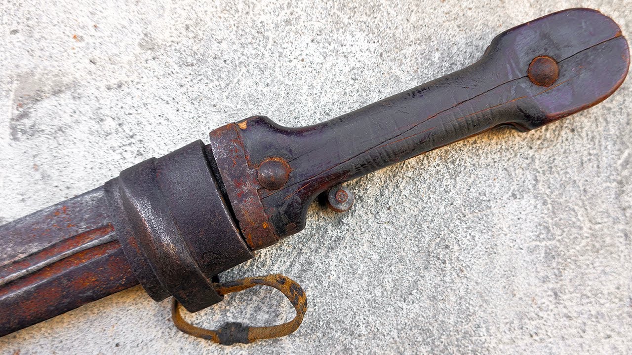 Restoration Dagger of MACHINE GUN Teams - MODEL of 1908 - YouTube