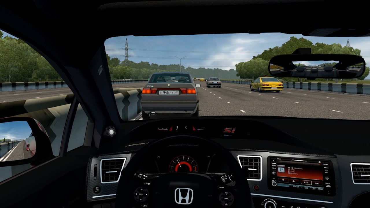 City Car Driving 1.5.9 - Honda Civic SI - YouTube