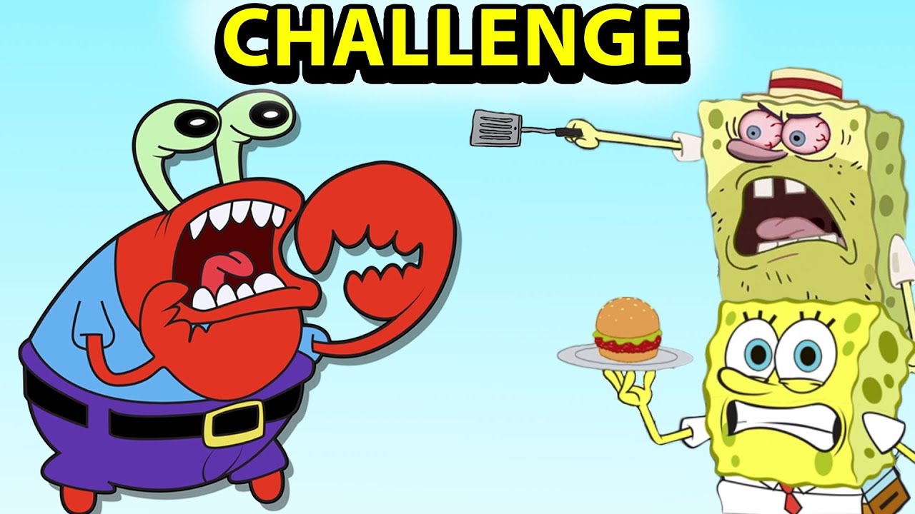 Nickelodeon Cooking Contest Challenge SpongeBob 😨. - YouTube