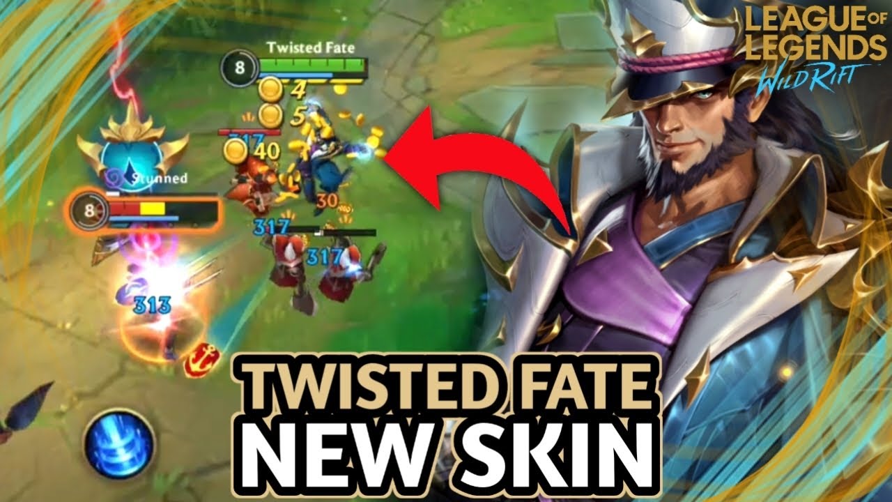 Twisted fate NEW exclusive Wild Rift Skin - YouTube