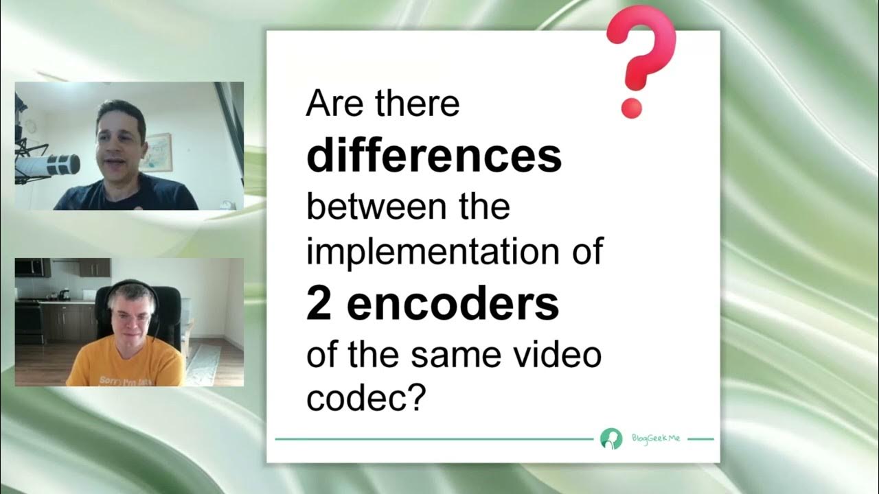 Are there differences between the implementation of 2 encoders of the same video codec? - YouTube
