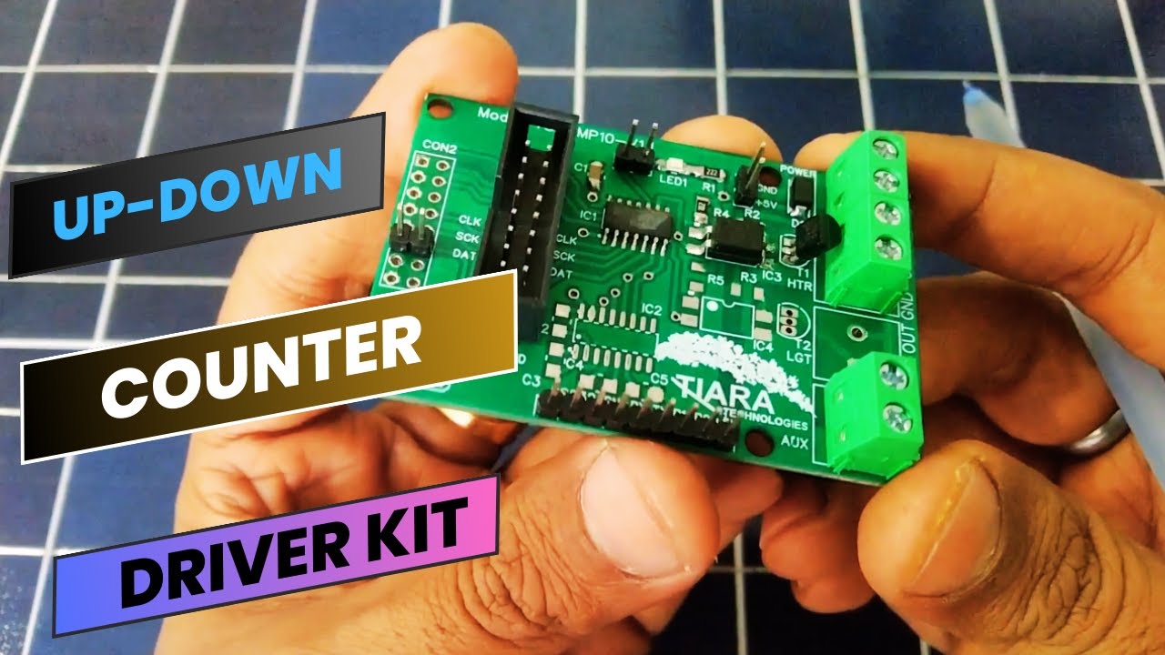 We Built an EPIC Up and Down Counter on P10 LED Board with a BUZZER ...