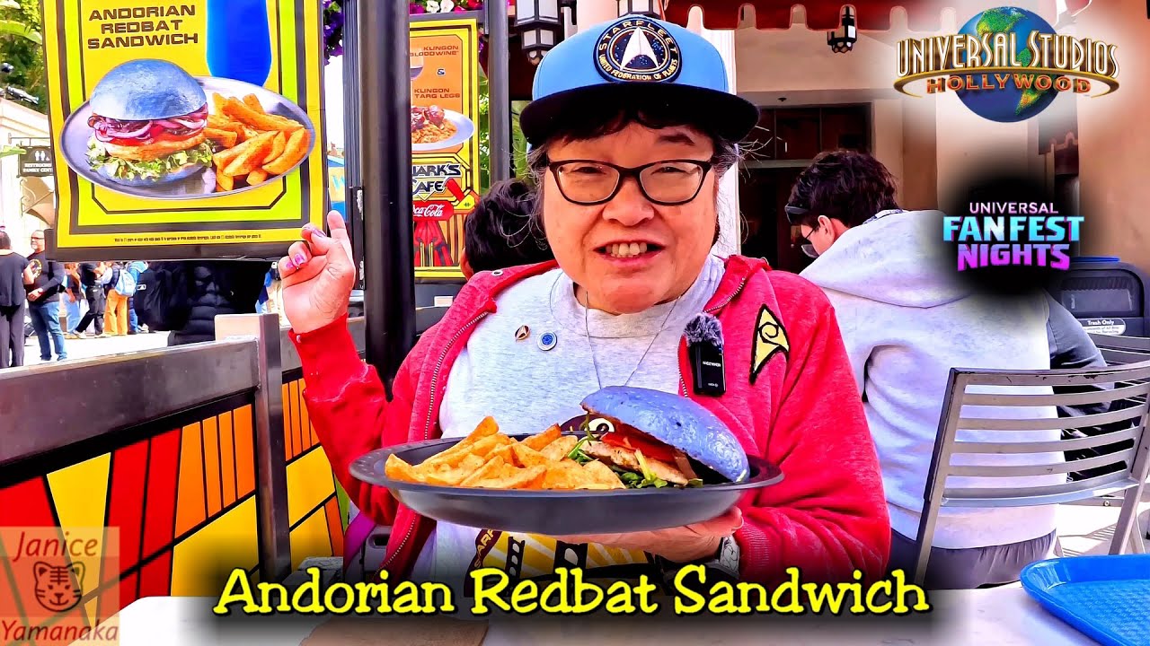 Andorian Redbat Sandwich @ Quark's Cafe for Star Trek Fandom 4/24/25 ...