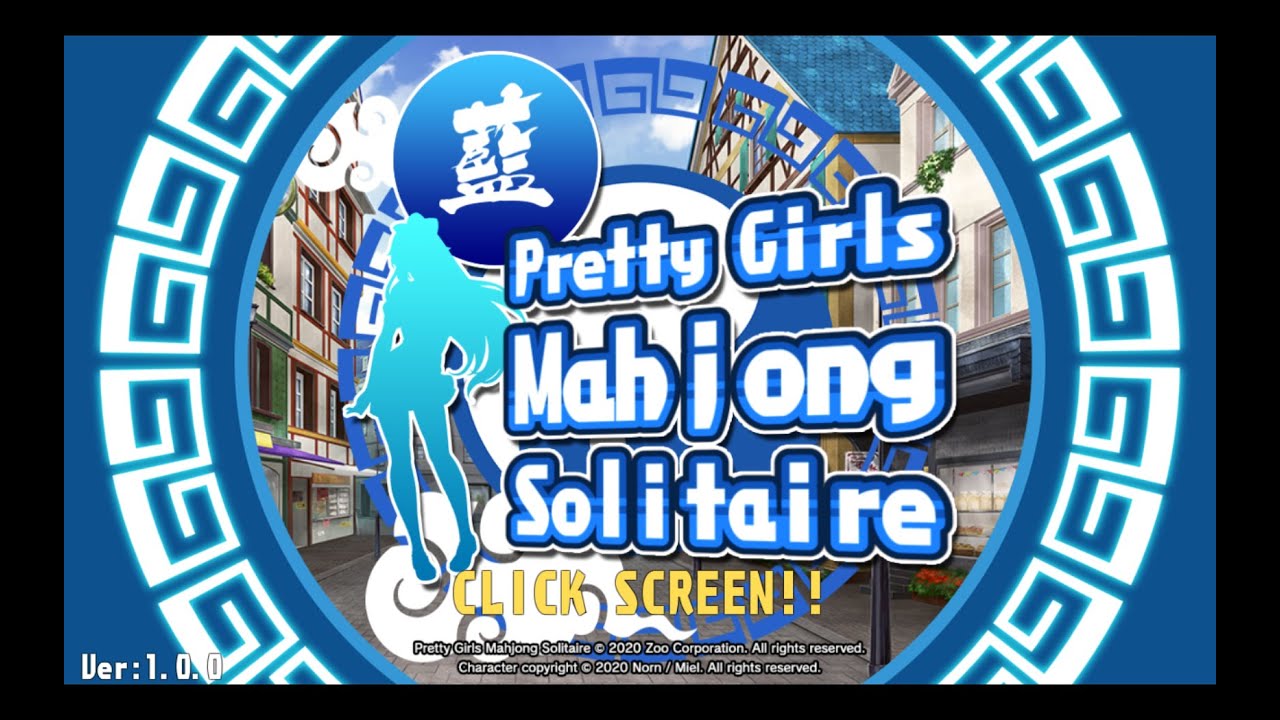 Pretty Girls Mahjong Solitaire [BLUE] - Gameplay - Stage 1 Yu - YouTube