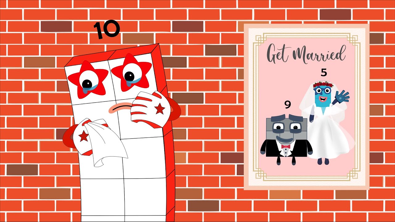 [ANIMATION STORY] Numberblocks 10 Sad😭 || Numberblocks 5 and 9 get ...