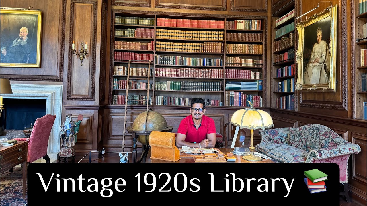 Witness a Library in a 1920s mansion 📚🙇‍♂️ - YouTube