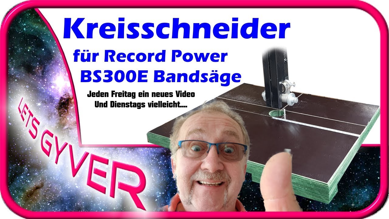 Kreisschneider für eine Record Power BS300 E |Einfach gebaut - YouTube