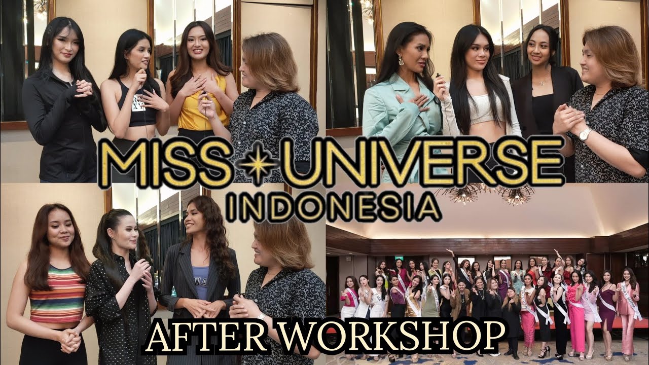Miss Universe Indonesia 2023 After Workshop INTERVIEW - YouTube