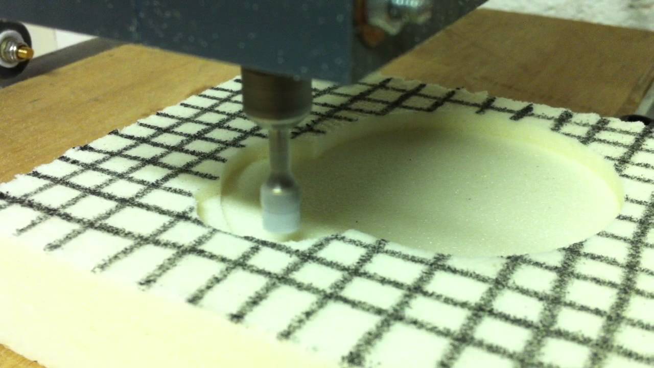 CNC - Adaptive pocket Heekscnc example part 1/2 - YouTube