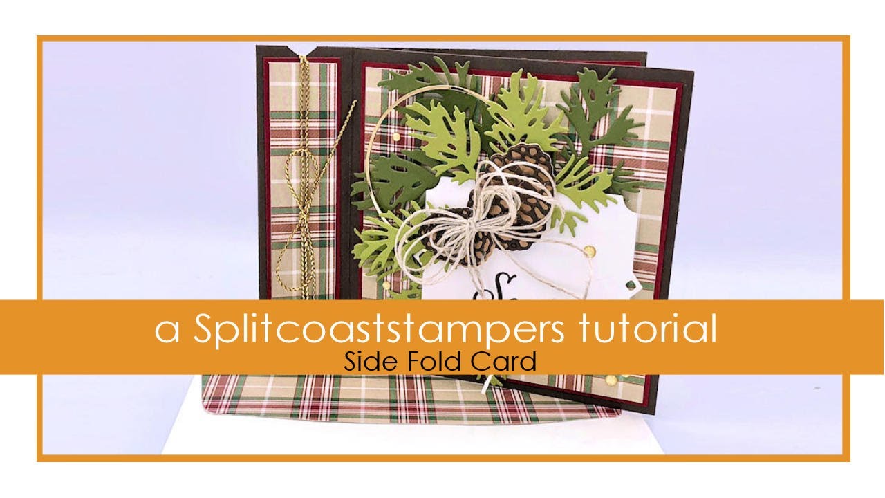 Side Fold Card - YouTube