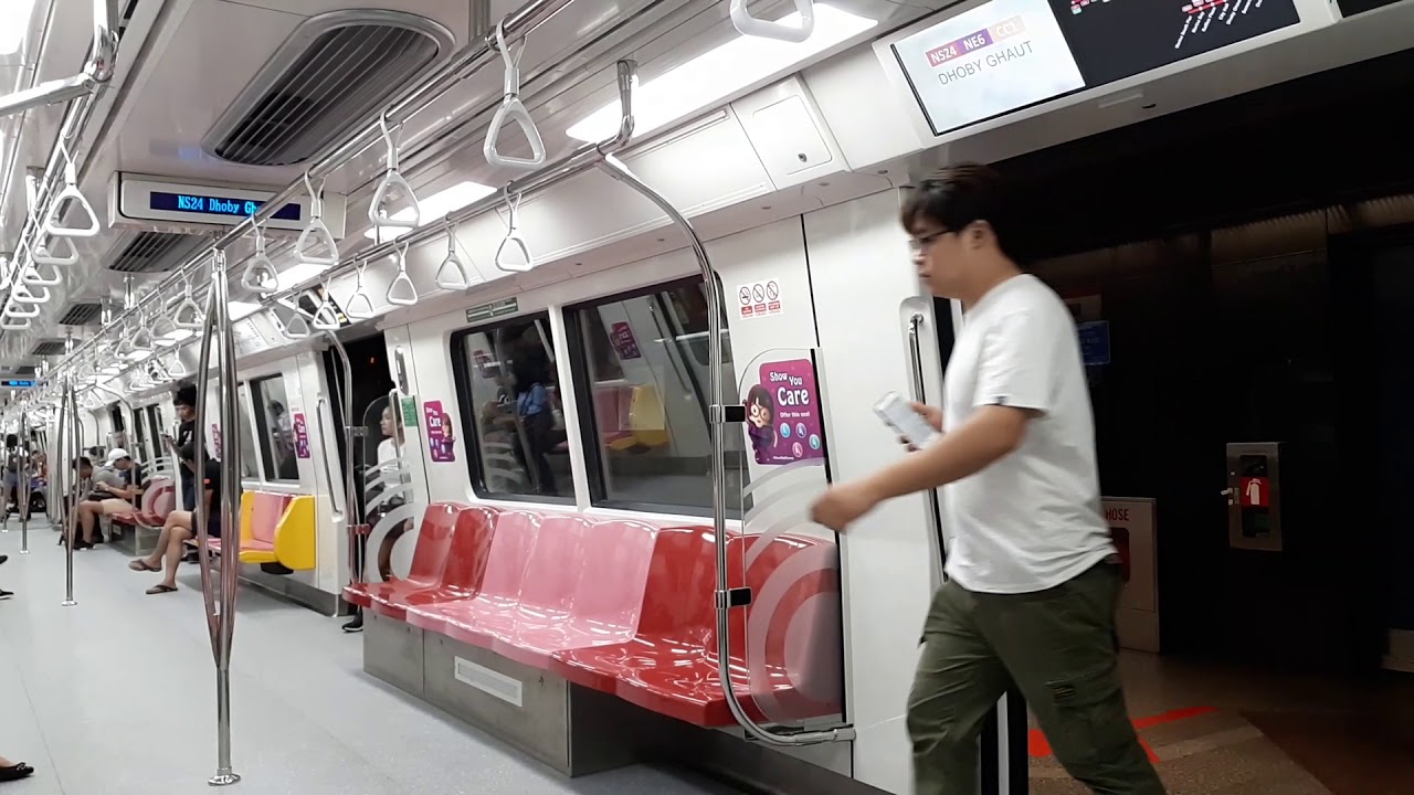 [First Day of Service]SMRT C151C Set 705/706 Raffles Place to Orchard ...