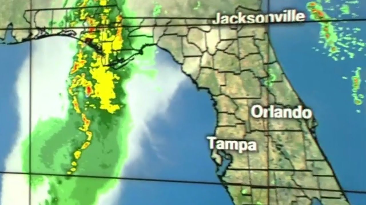 Strong storms head to Central Florida - YouTube