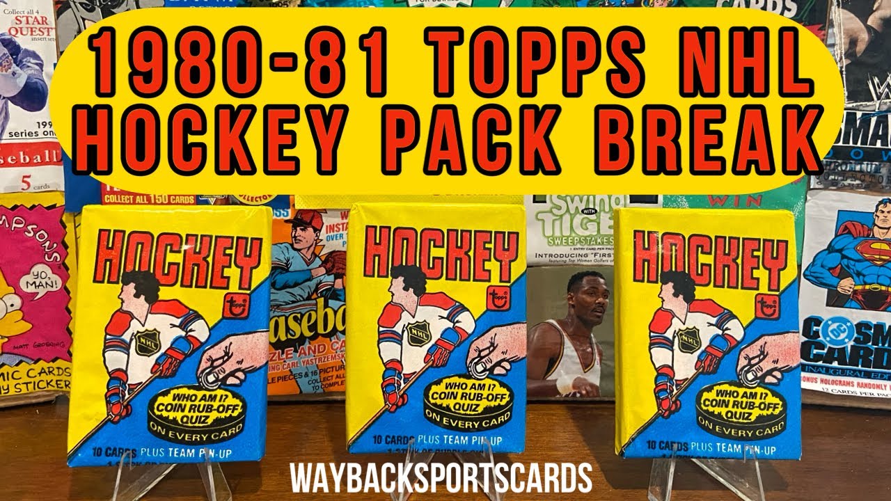 Ray Bourque Rookie Card Hunt: 1980-81 Topps Hockey Card Pack Break ...