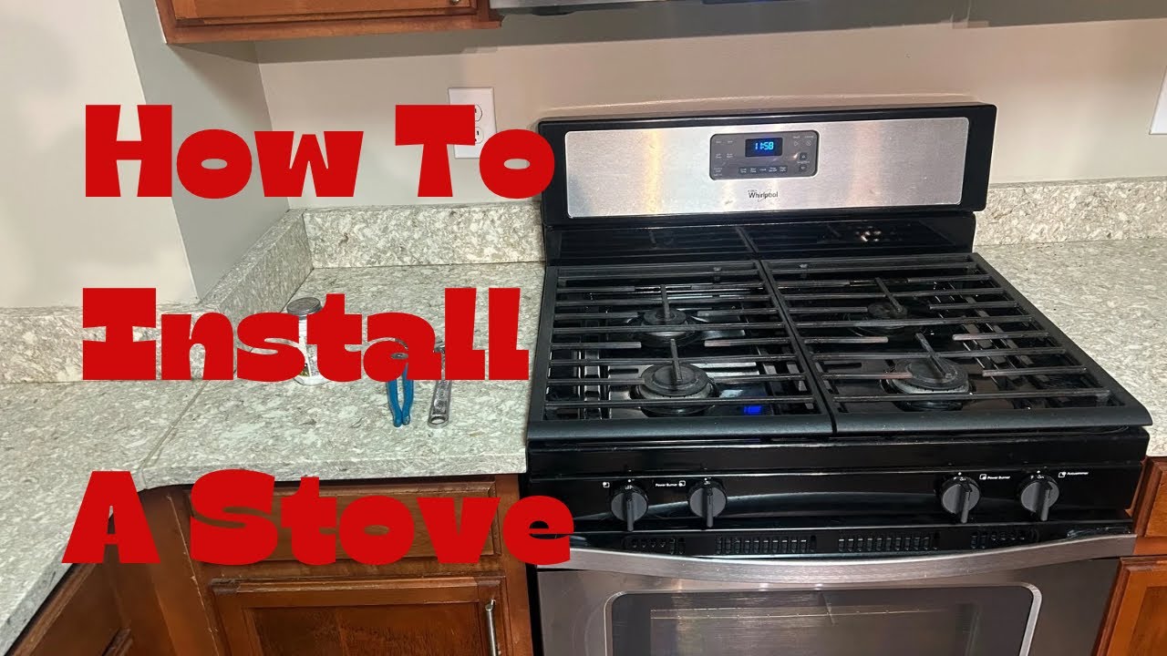 How To Install A Stove #maintenance - YouTube