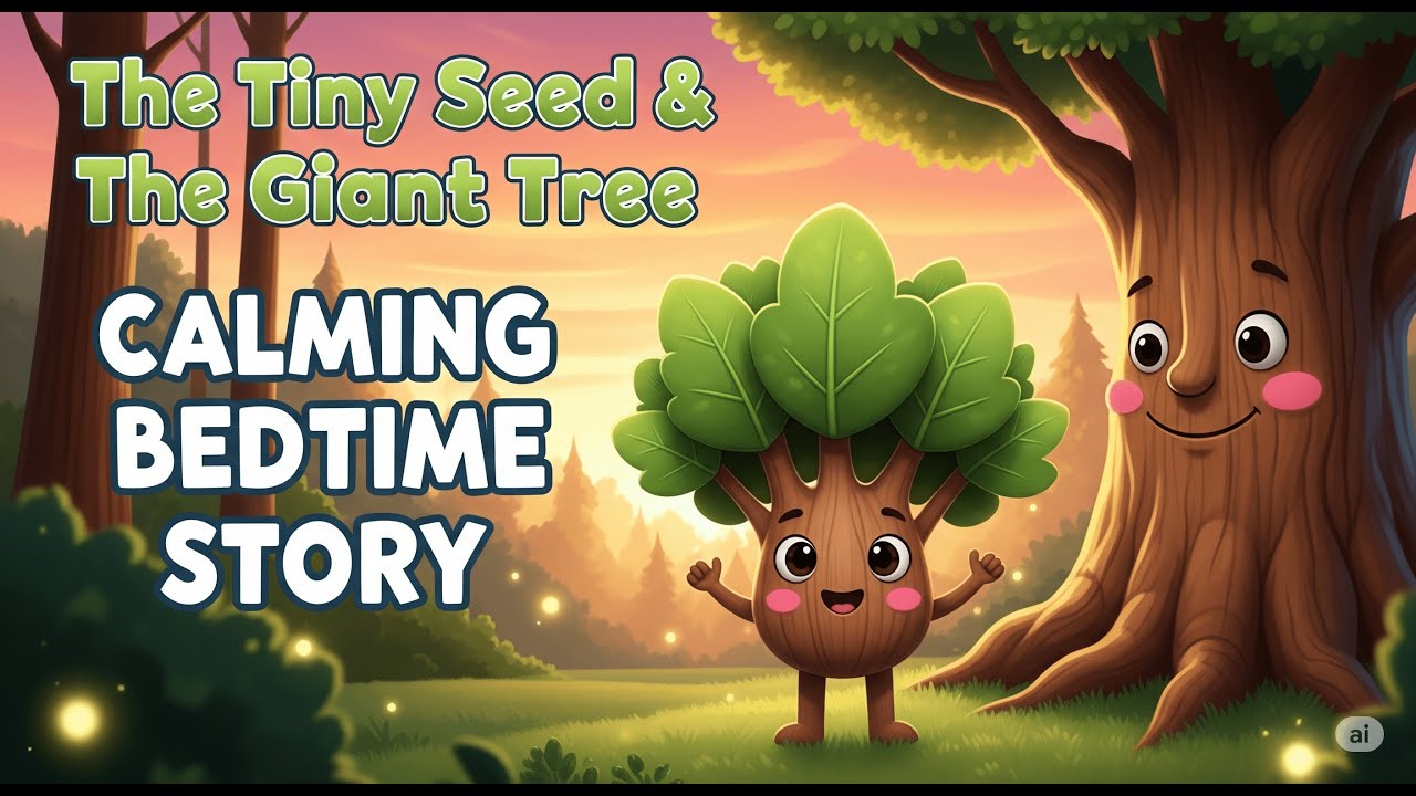 The Tiny Seed & The Giant Tree 🌳 | A Calming Bedtime Story for Kids 😴 ...