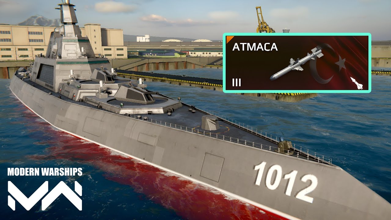 Modern Warships: USS MASSACHUSETTS with ATMACA missile. - YouTube