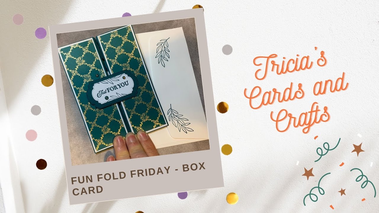 Fun fold Friday - box card - YouTube