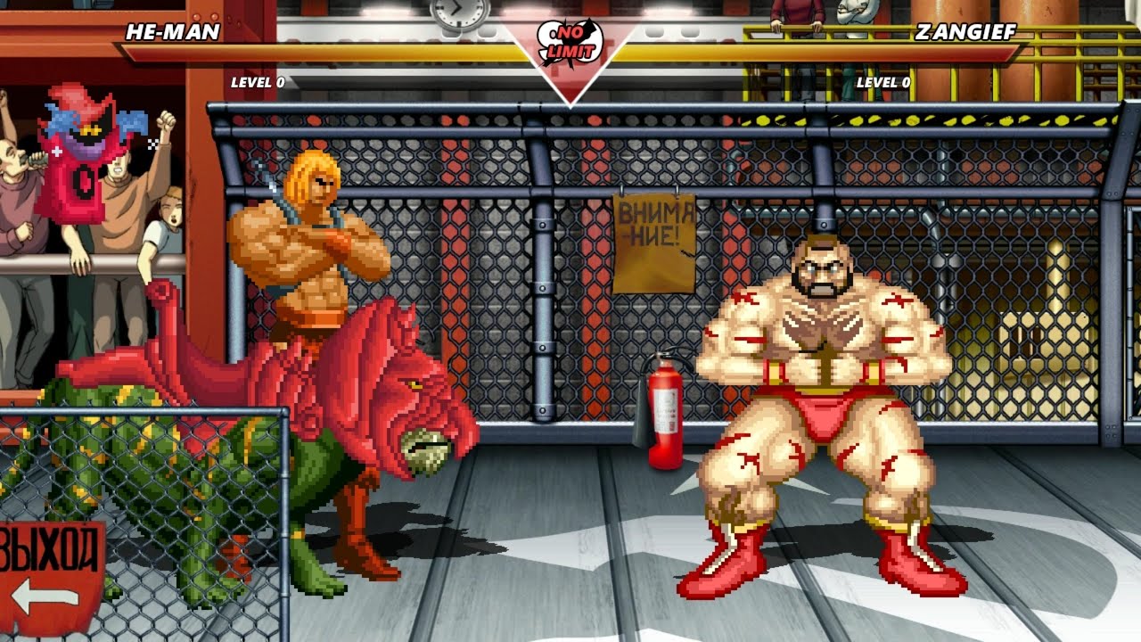 HE MAN vs ZANGIEF - Highest Level Insane Fight‼️ - YouTube