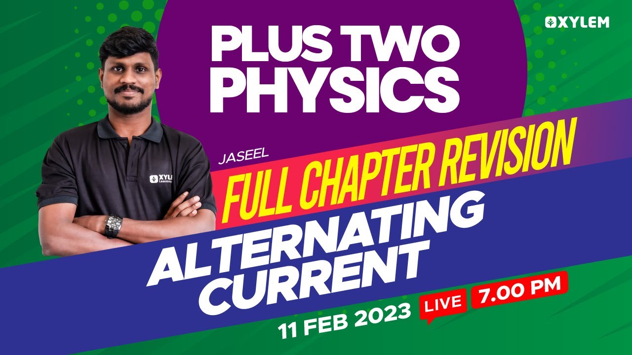 Plus Two - Physics - Alternating Current | Full Chapter Revision ...